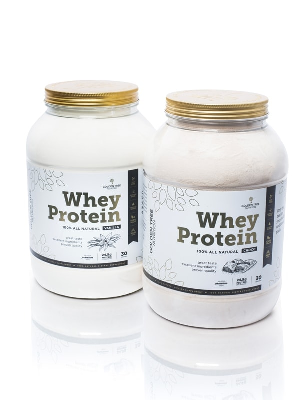Golden TREE "100% All-Natural" Whey Protein - Perfekter Körper